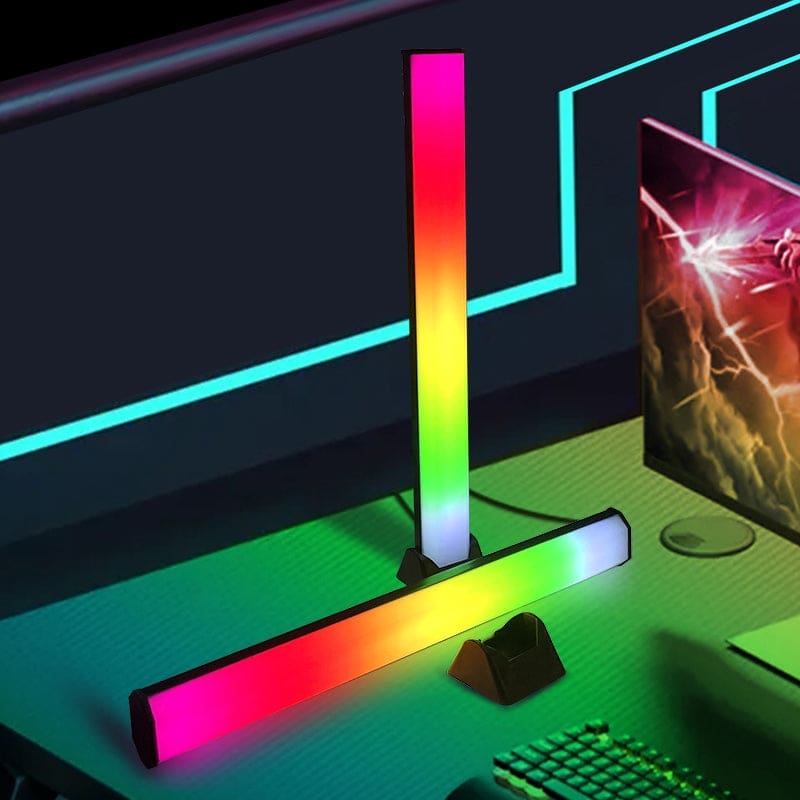 LUZ 60 LED Dual Sound Activated Ambient Light Bars , Multiple Modes an – RaceCrafts